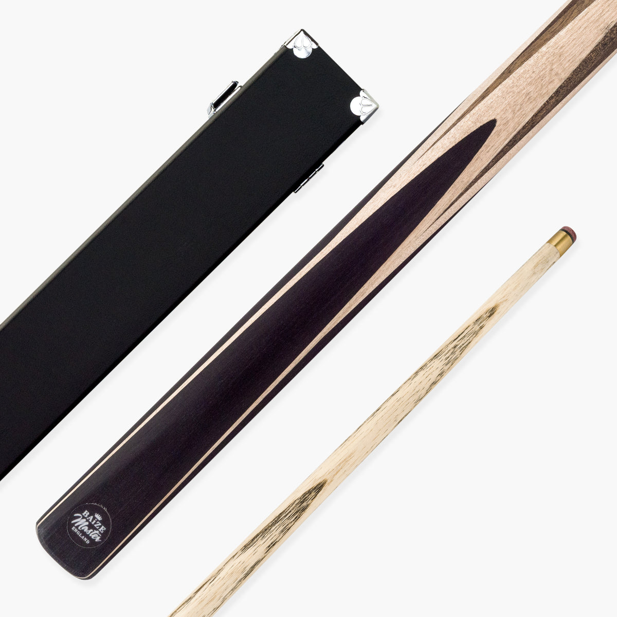 Baize Master Paragon 57 inch 2 Piece Snooker Pool Cue and Case Set 9.3 ...