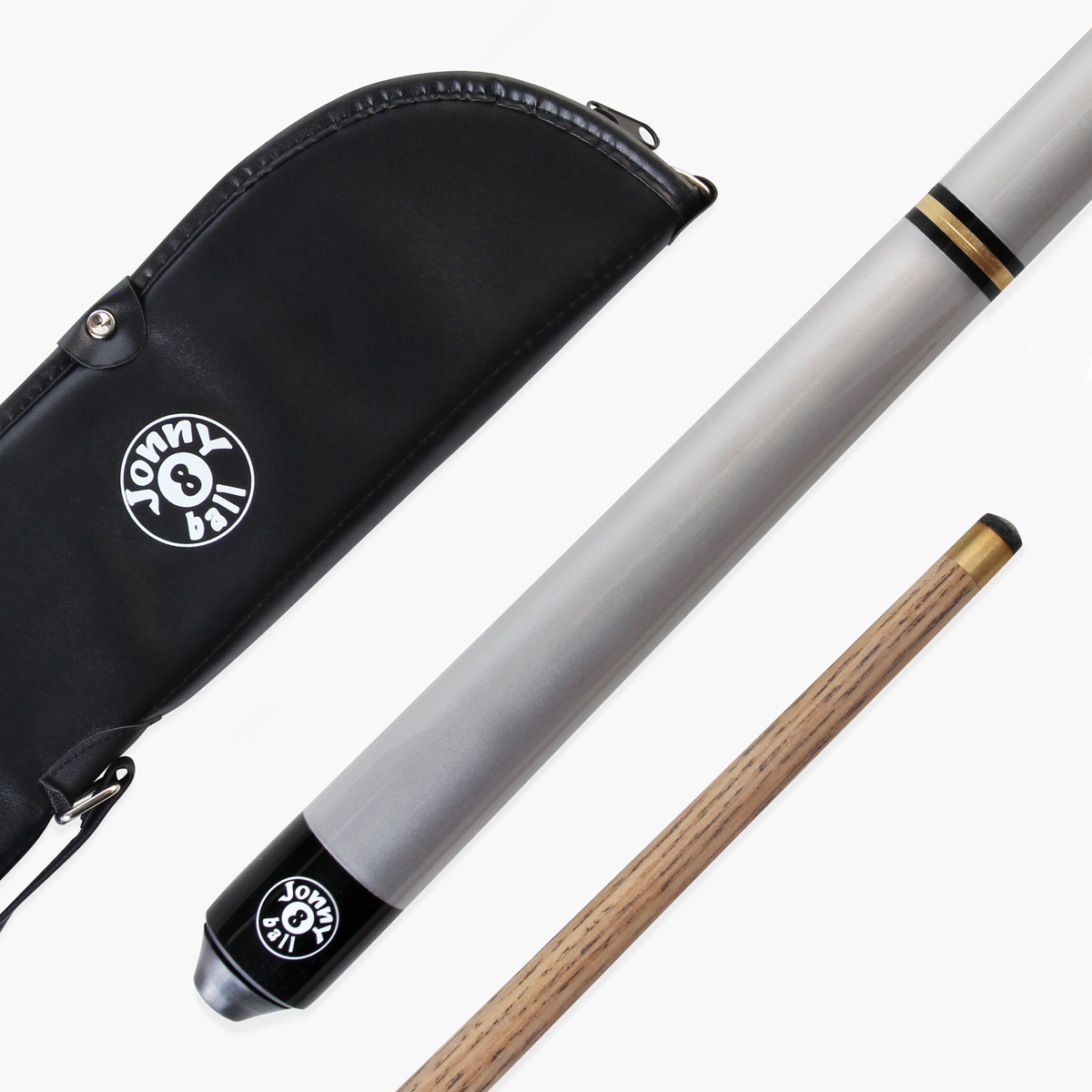 Jonny 8 Ball SILVER TRIAD 57" Cue - Sleek Design for Advanced Play ...