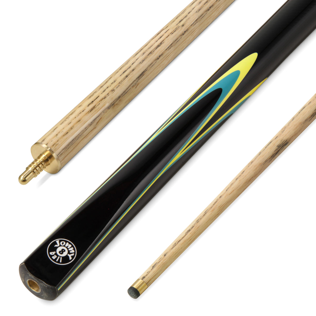 Jonny 8 Ball TRIDENT 57 Inch Pool Cue - Vibrant & Reliable – Cue + Case