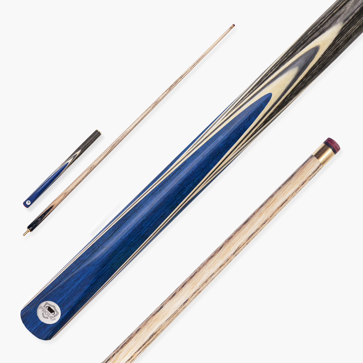 PRO147 TRIUMPH 3/4 Joint Premium Ash Snooker and Pool Cue with 9.5mm P ...