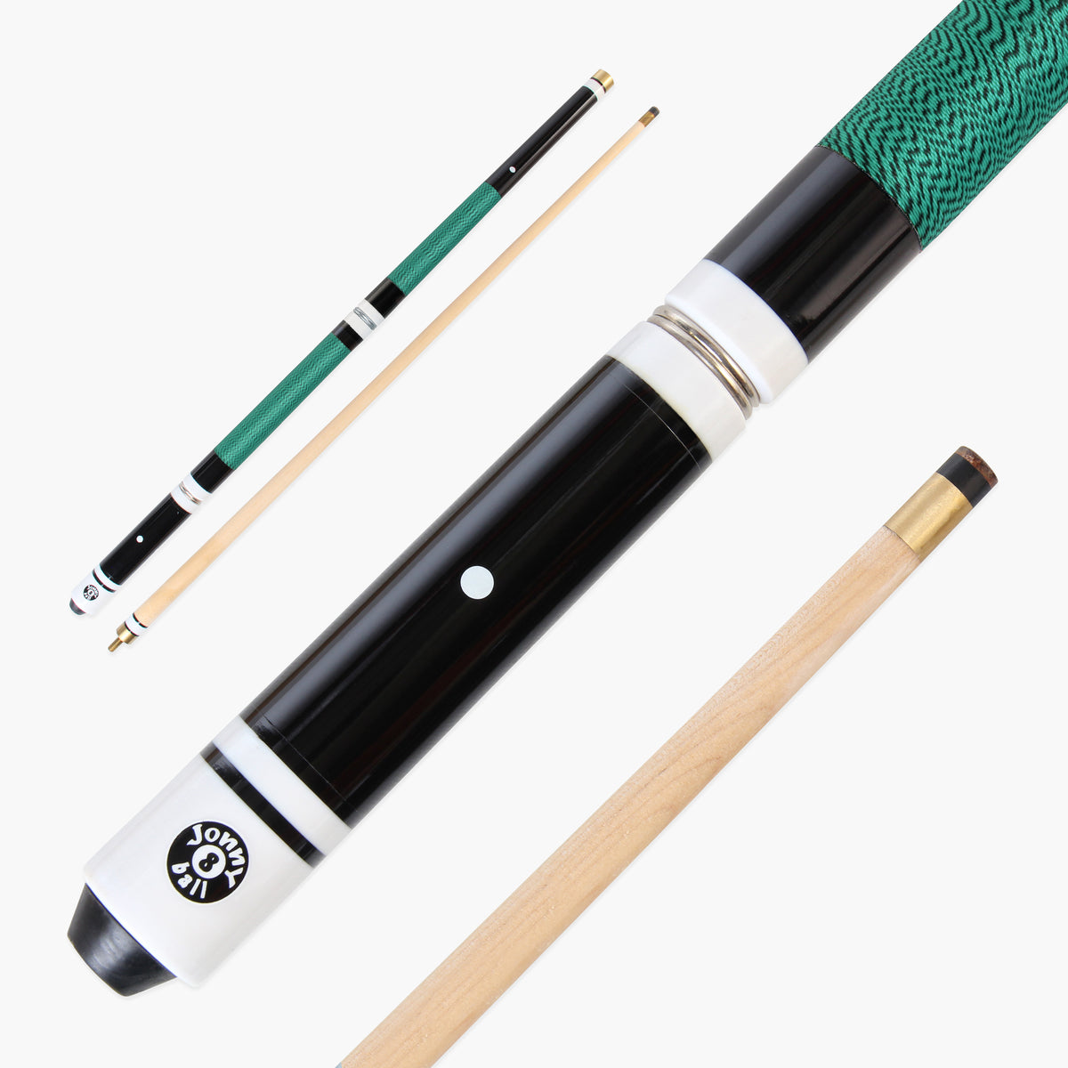 Jonny 8 Ball 4 Piece Adjustable Cue - Flexibility for Every Shot – Cue ...