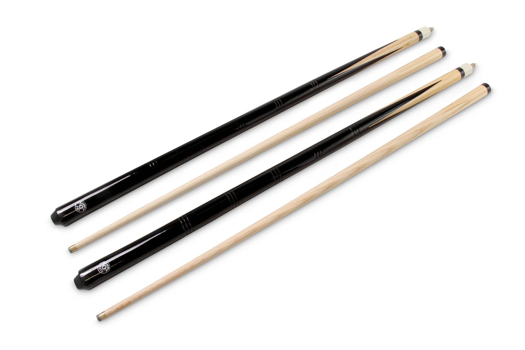 Jonny 8 Ball Pub Style Twin Cue Set - 57" Pair for Adult Players – Cue ...