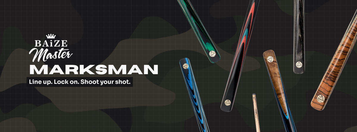 Baize Master Marksman Cues – Cue + Case